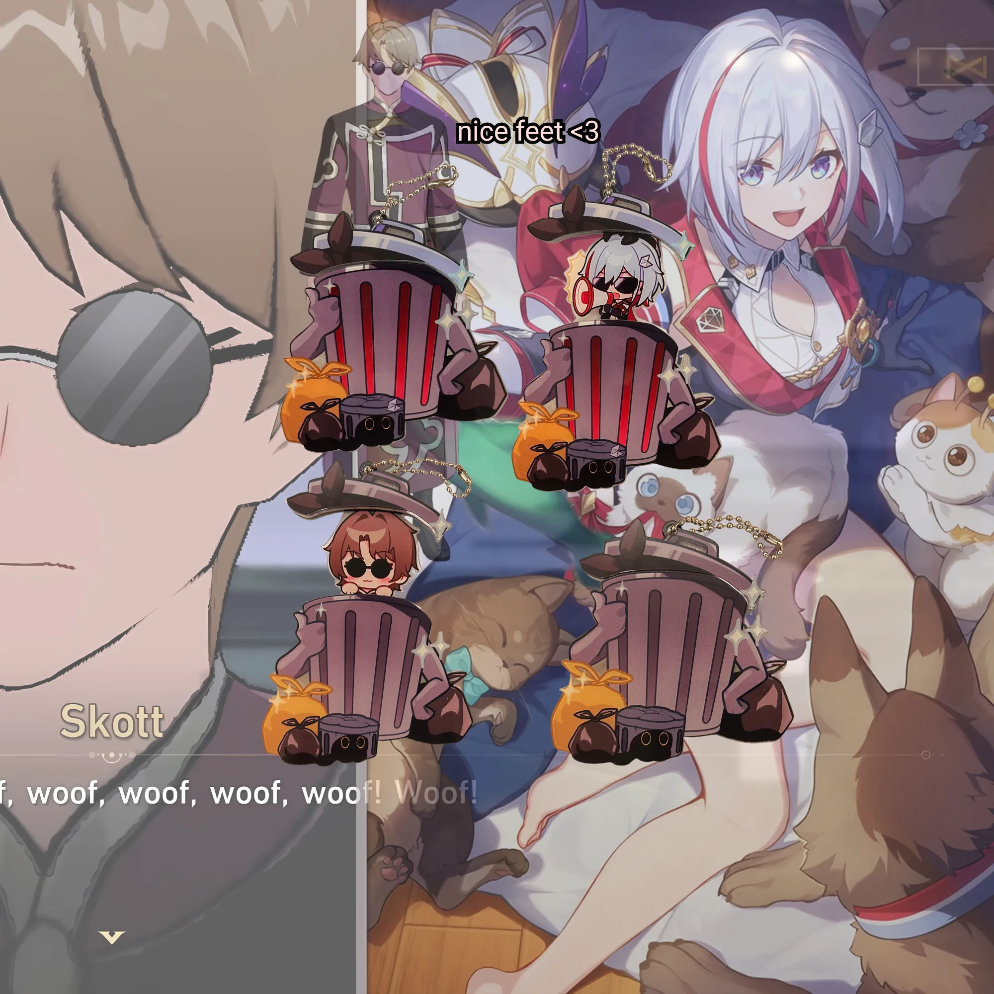 HSR Topaz Keychain HSR Skott Honkai Star Rail Keychain